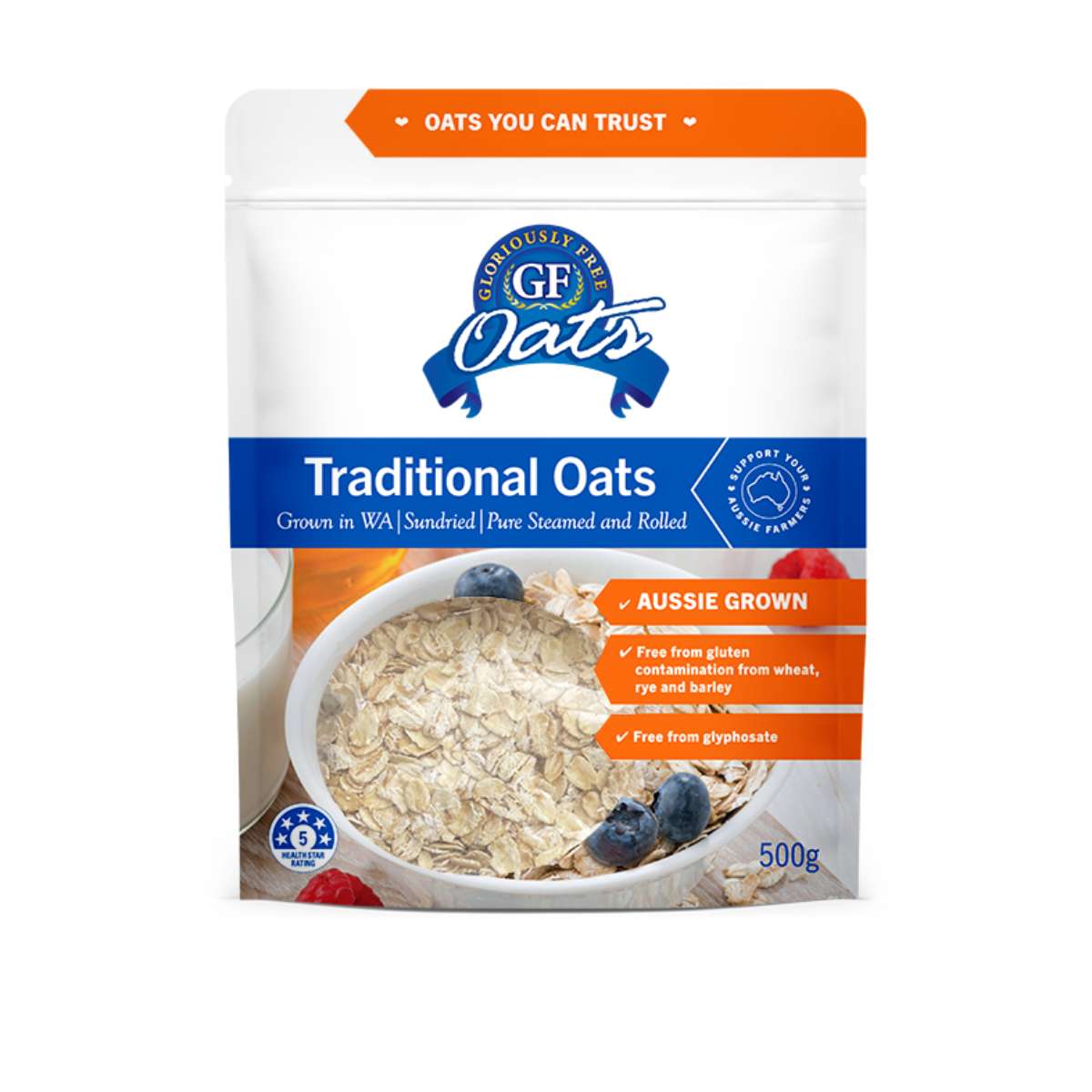 Traditional Oats *tested nil to gluten contamination*-gluten free oats ...