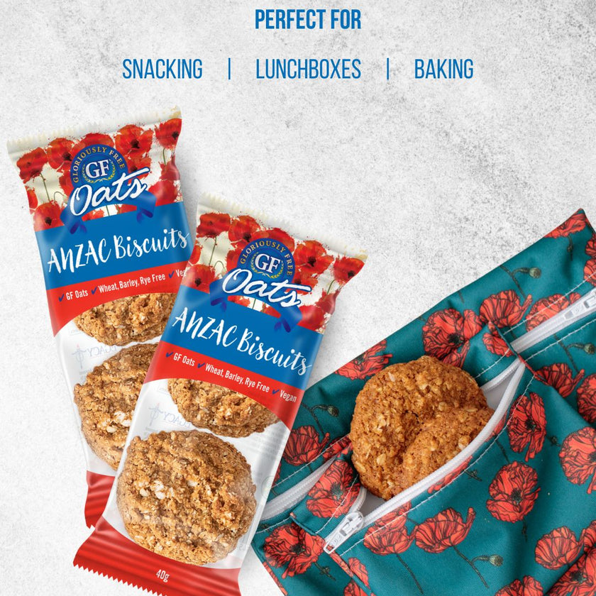 Biscuit Starter Pack – GF Oats Anzac Biscuit & Chocolate Chip – GF Oats ...