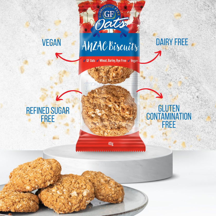 Biscuit Starter Pack – GF Oats Anzac Biscuit & Chocolate Chip – GF Oats ...